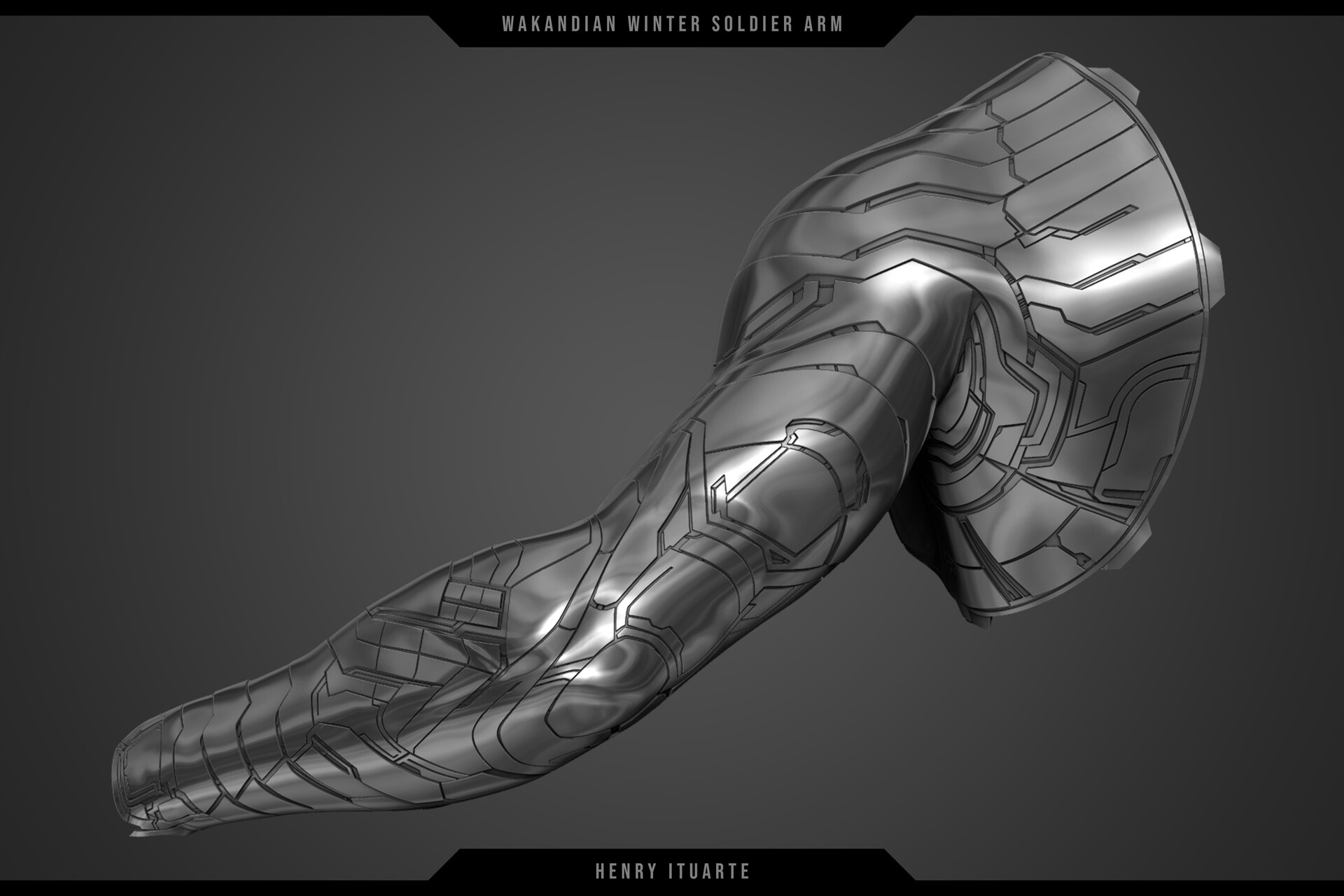 Bucky Barnes Arm Design