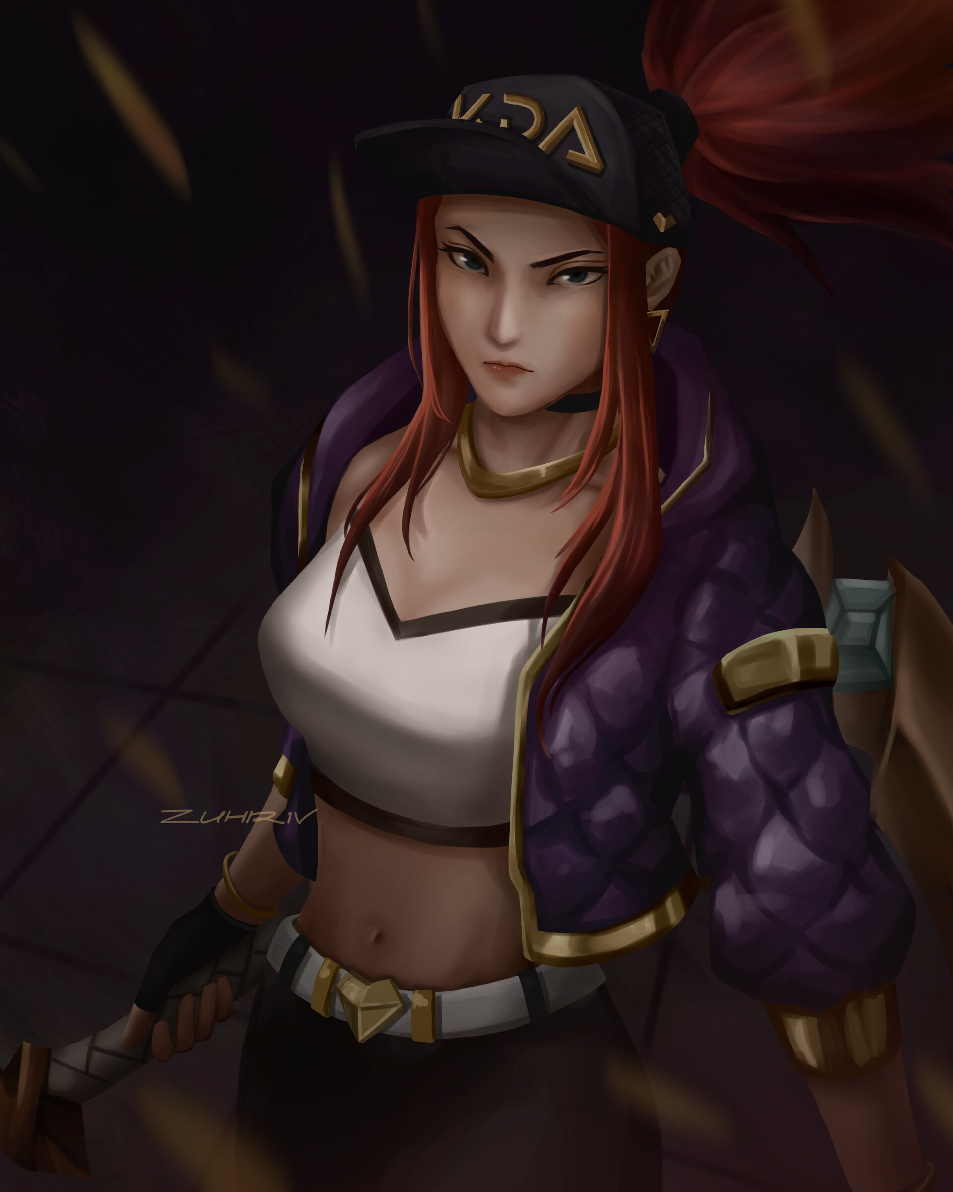 ArtStation - K/DA Akali Fanart