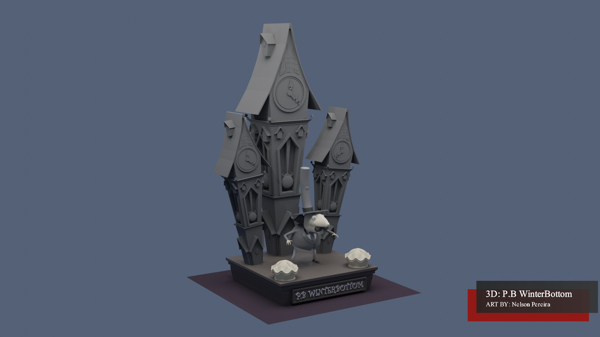 ArtStation - P.B Winterbottom - 3D Model (Diorama)