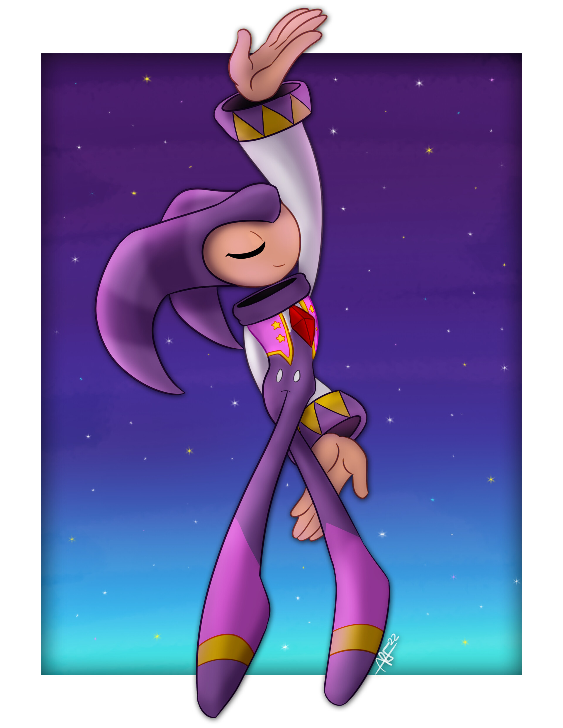 ArtStation - NiGHTS into Dreams Illustration