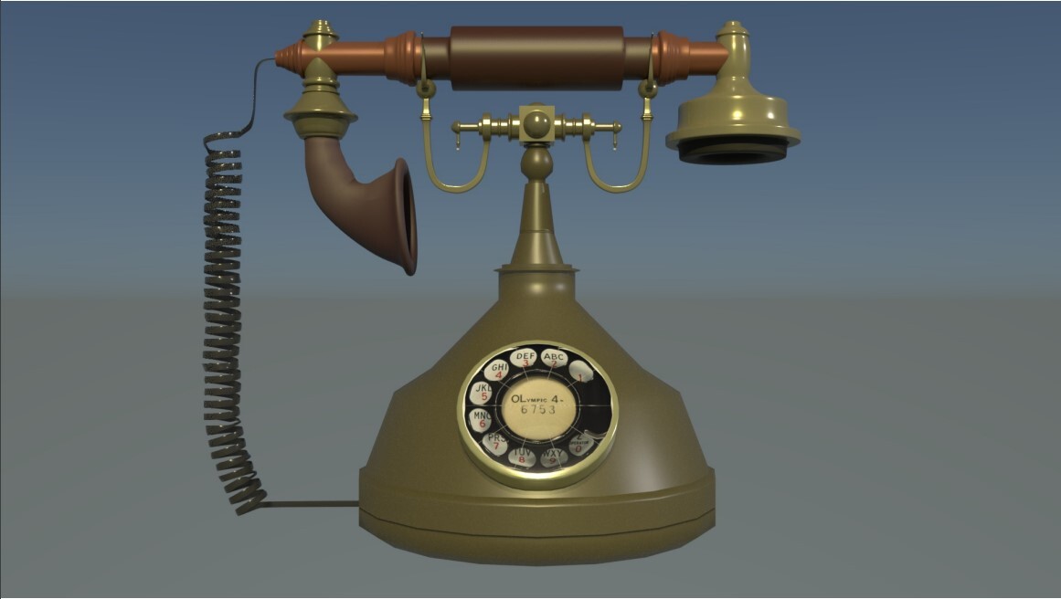 ArtStation - Telephone Model
