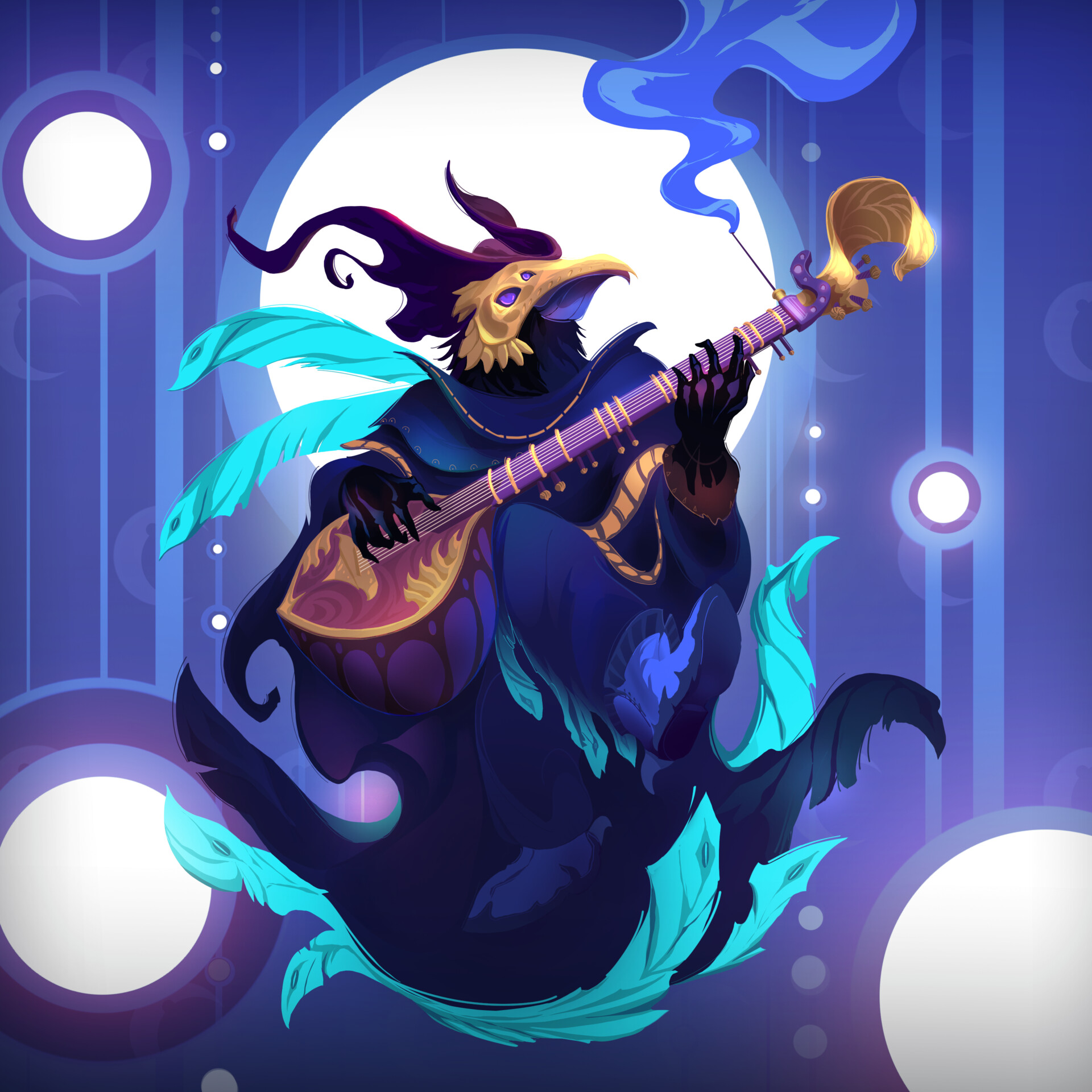 ArtStation - the bard raven melody