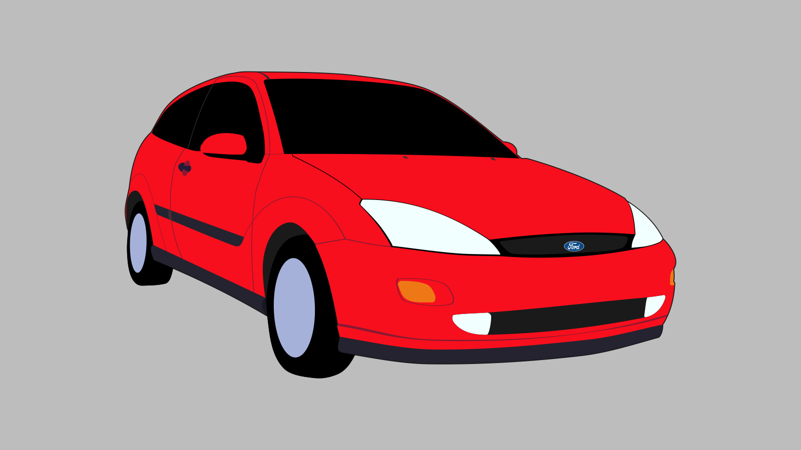 ArtStation - Ford Focus Vectorizado
