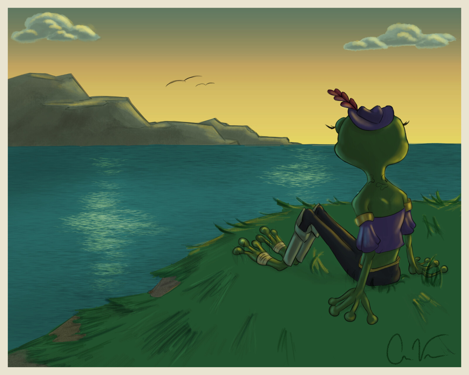 Concepcion Vallejo - Frog Character Concept