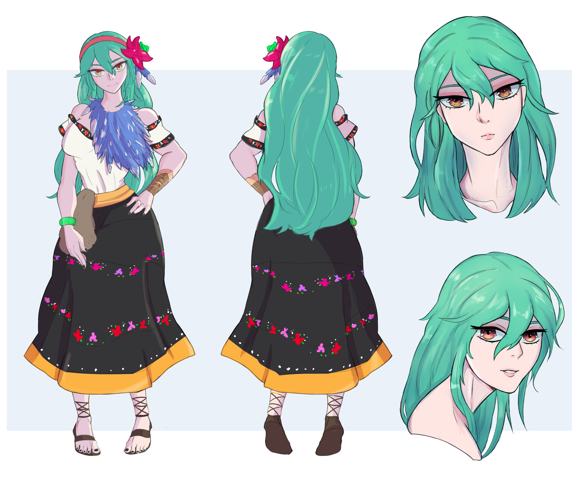 ArtStation - Character sheet commission