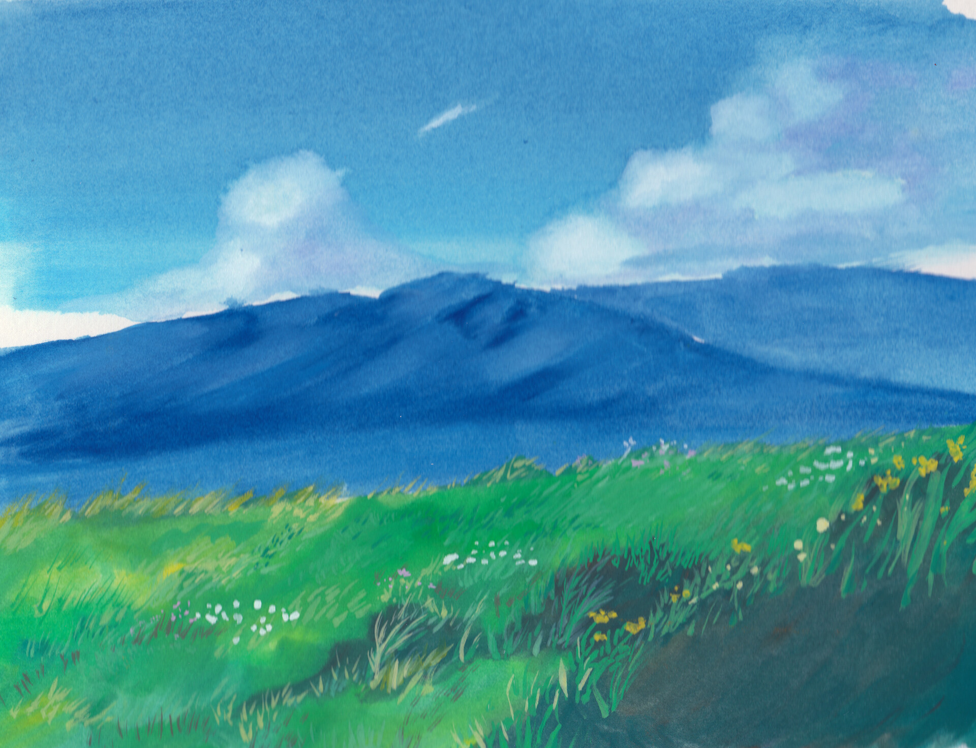 ArtStation - Blue Mountains