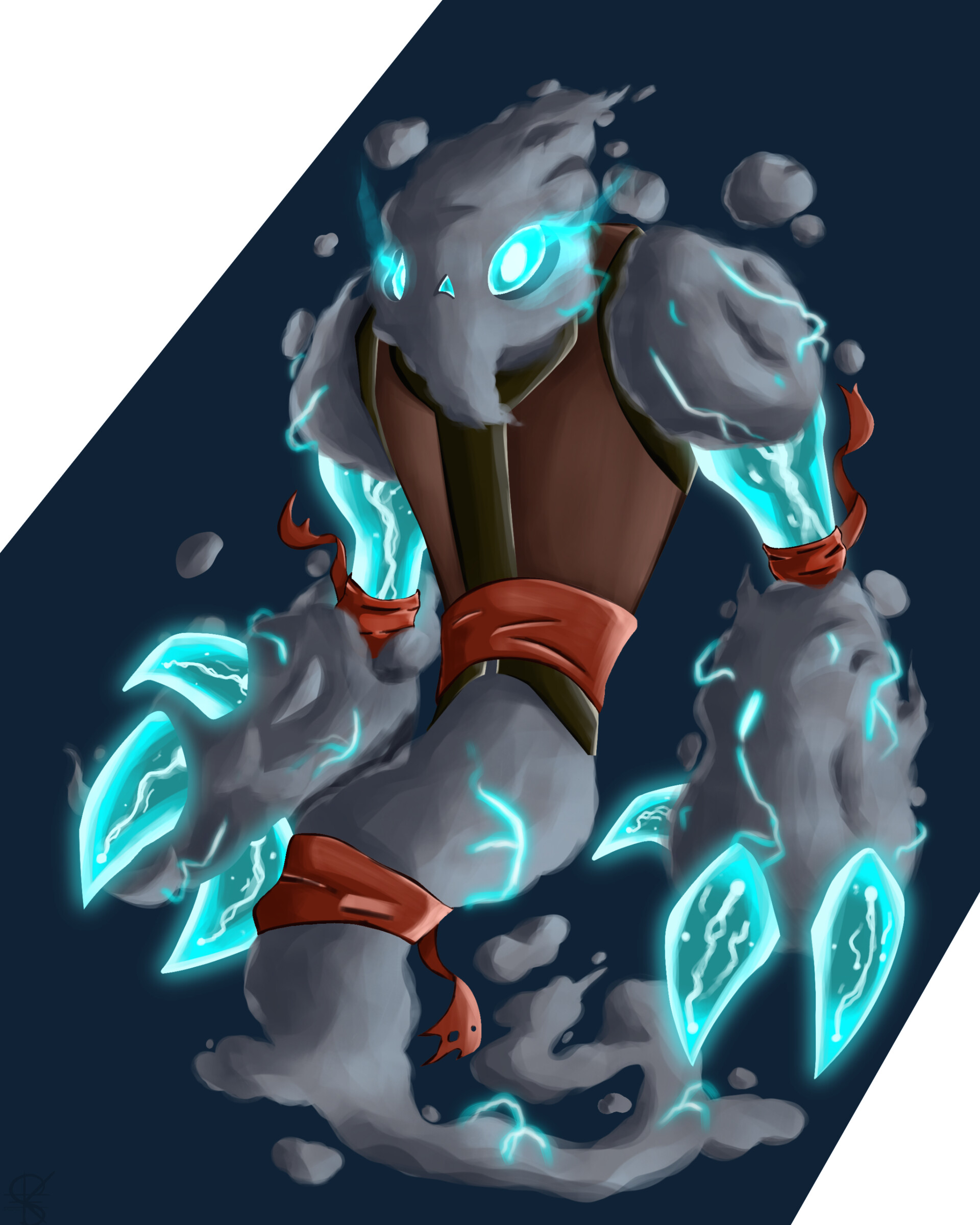 ArtStation - Storm Djinn