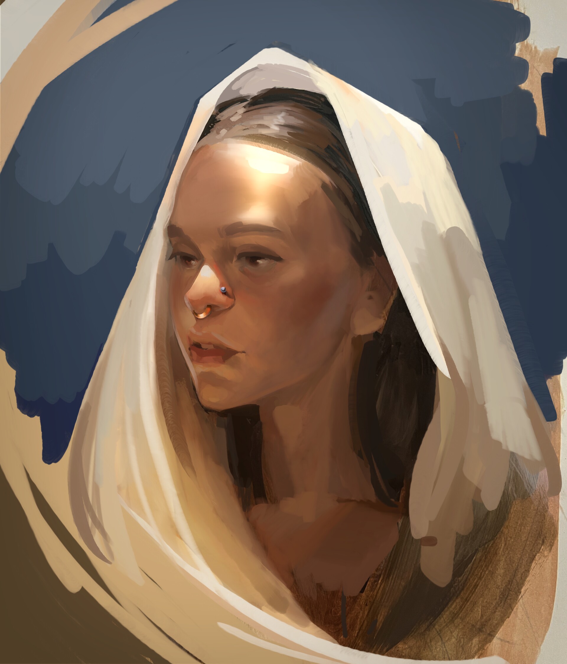 ArtStation - Portrait with a Veil