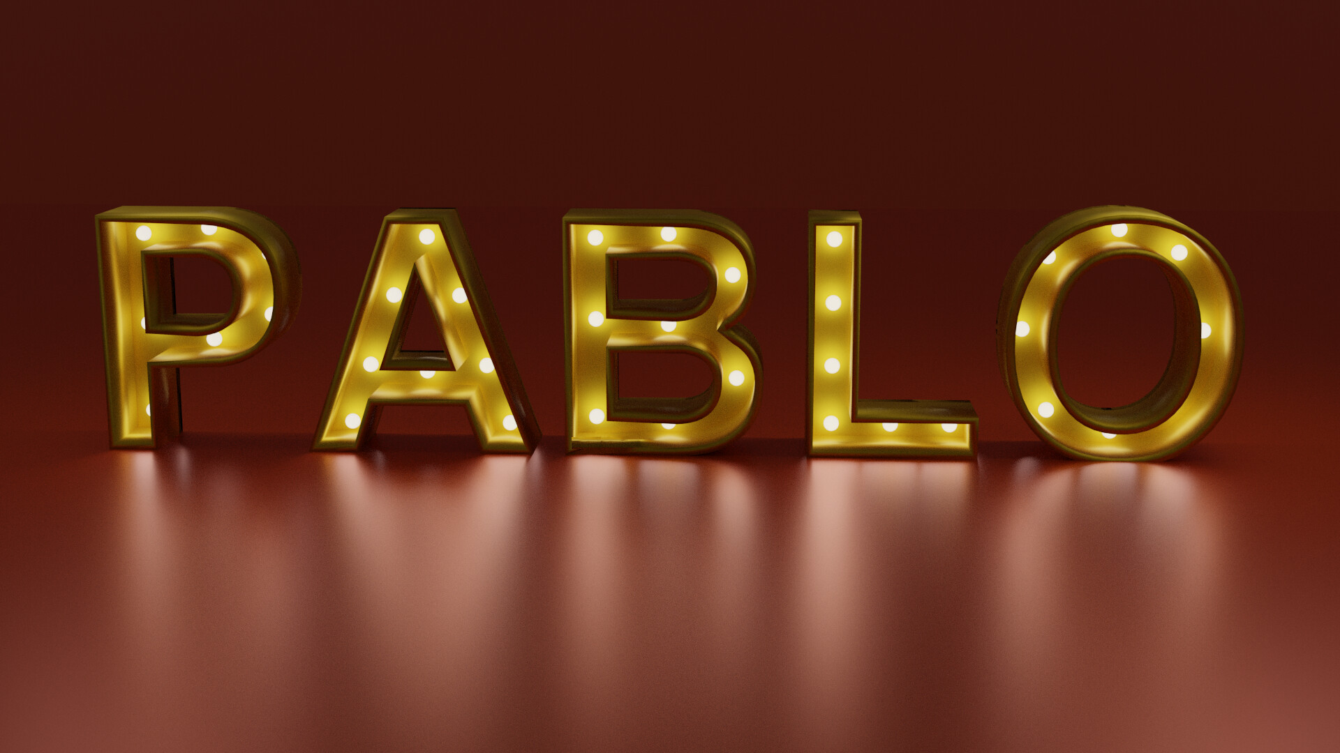 ArtStation - Cabaret lettering