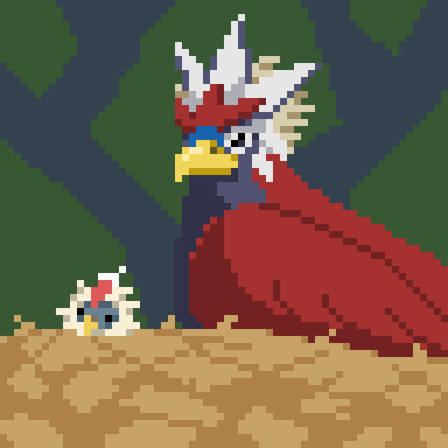 ArtStation - Braviary pixel art