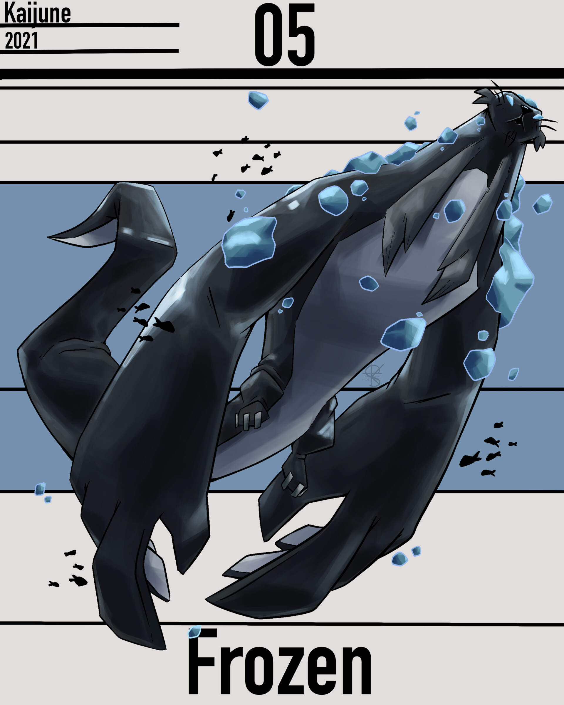 ArtStation - Frozen Kaiju