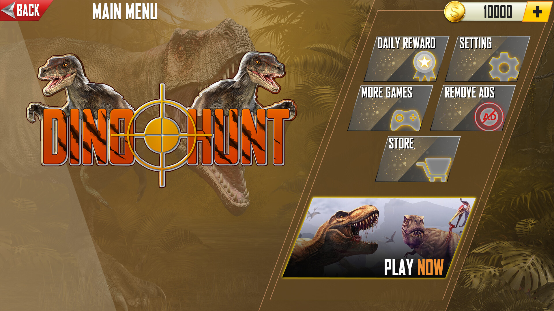 ArtStation - Dino Hunt Game