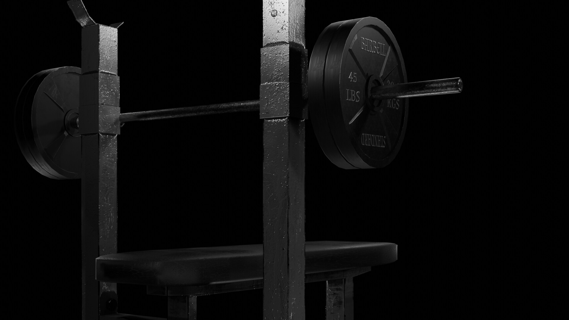 ArtStation - Bench Press Rack