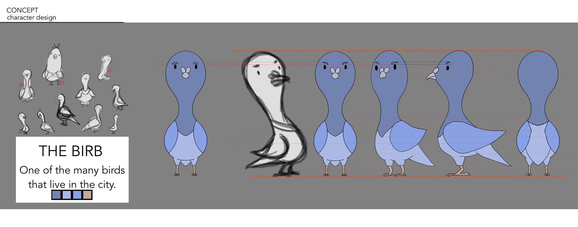 ArtStation - Crossing - The Birb Character Design