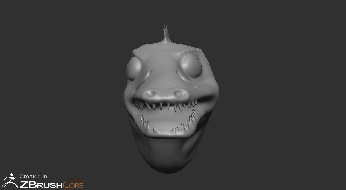 ArtStation - Gorn Head Bust