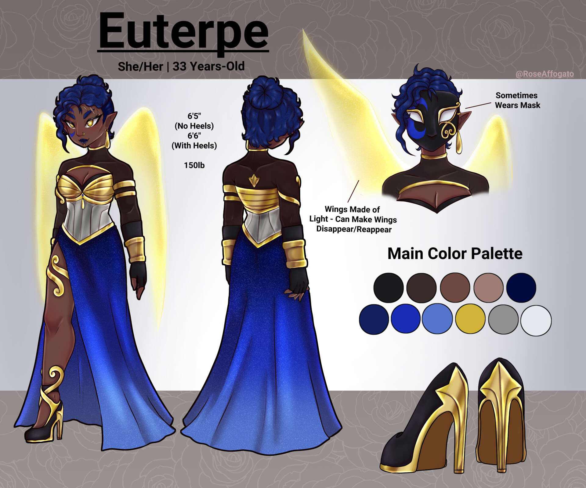 ArtStation - Euterpe - Character Design Sheet