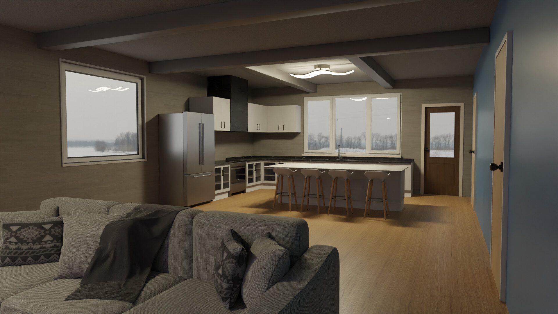 ArtStation - First "House" Project (some assets used).