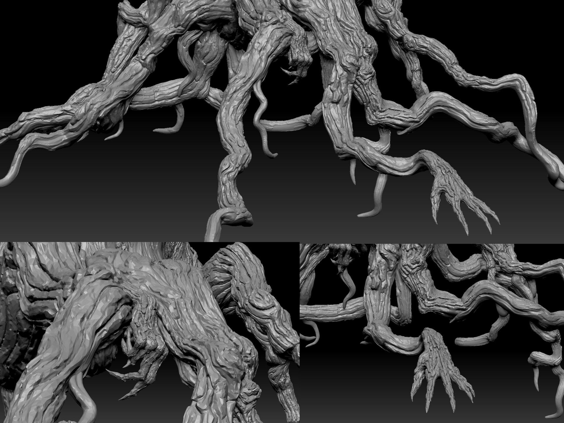 Anastasiia Cayabyab - Semi-Stylized Huge Humanoid Tree