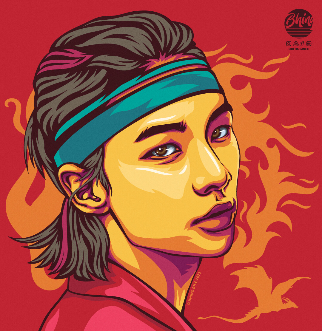 ArtStation - Hwang Hyunjin (Stray Kids) Fanart