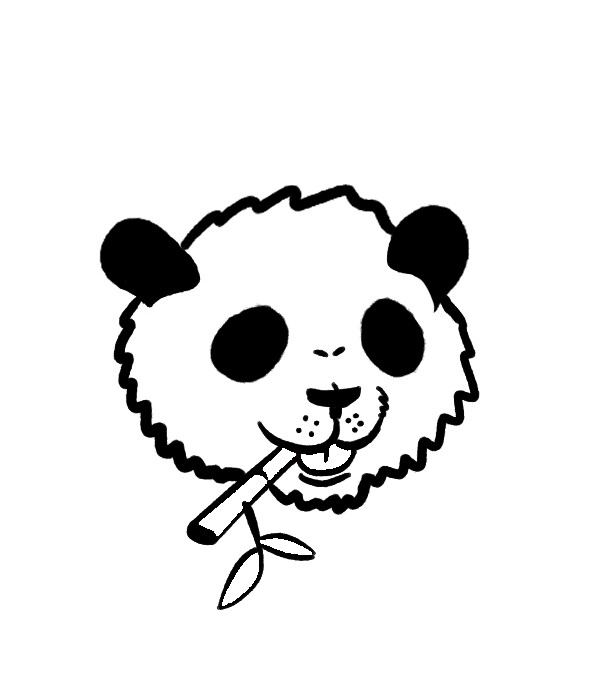 how to draw a panda tattoo