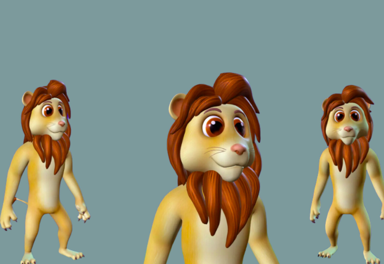 ArtStation - 3D GAMING LION