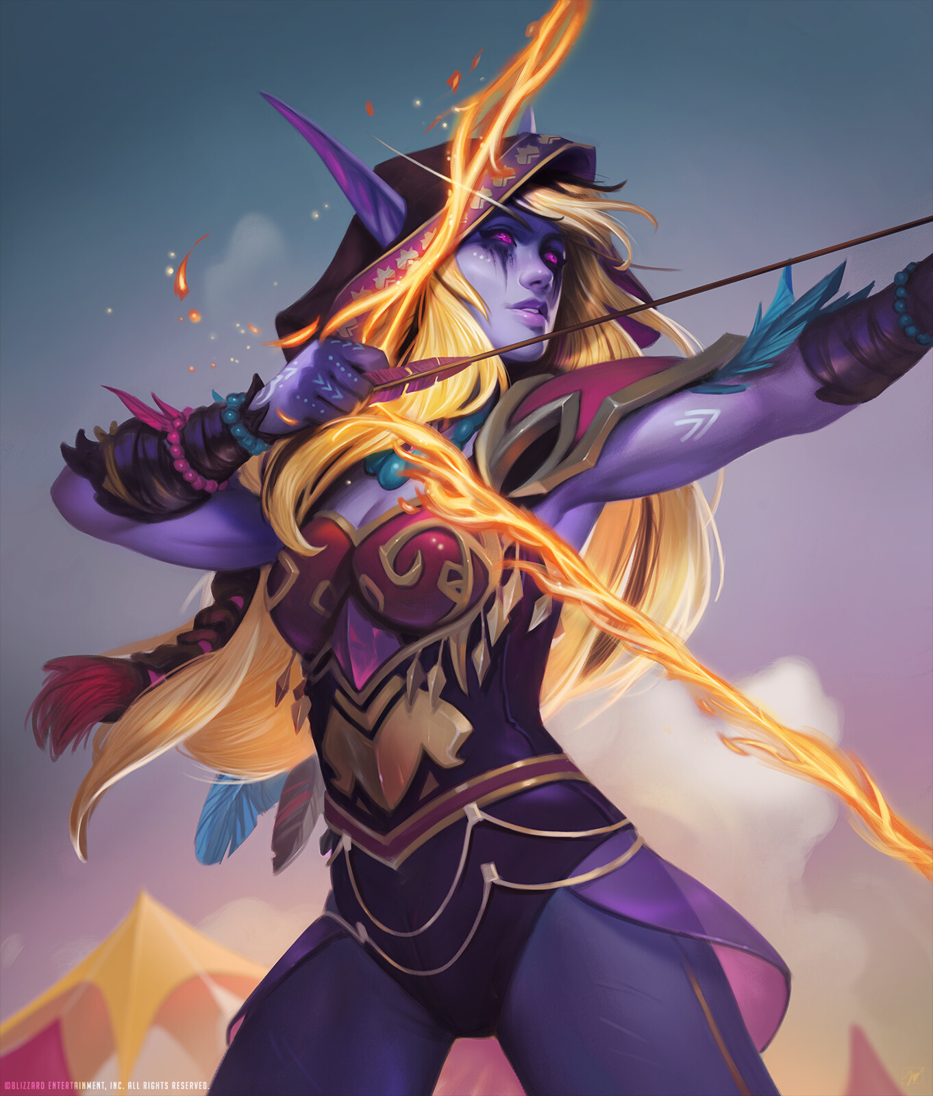 ArtStation - Flameshot Sylvanas