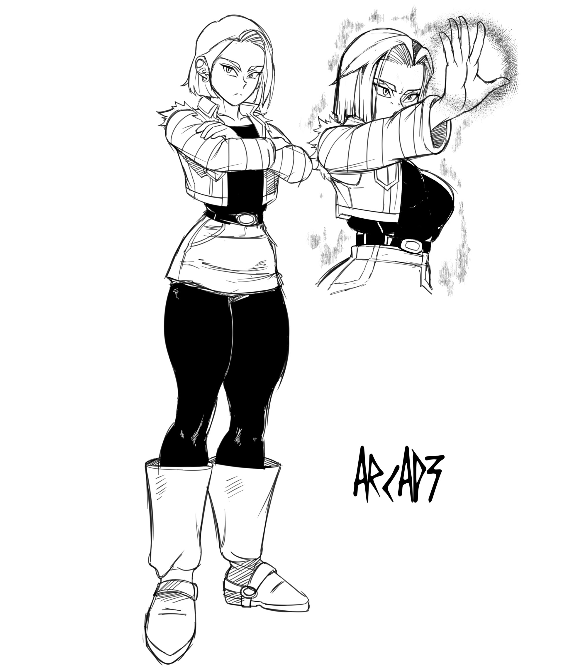 Artstation Android 18