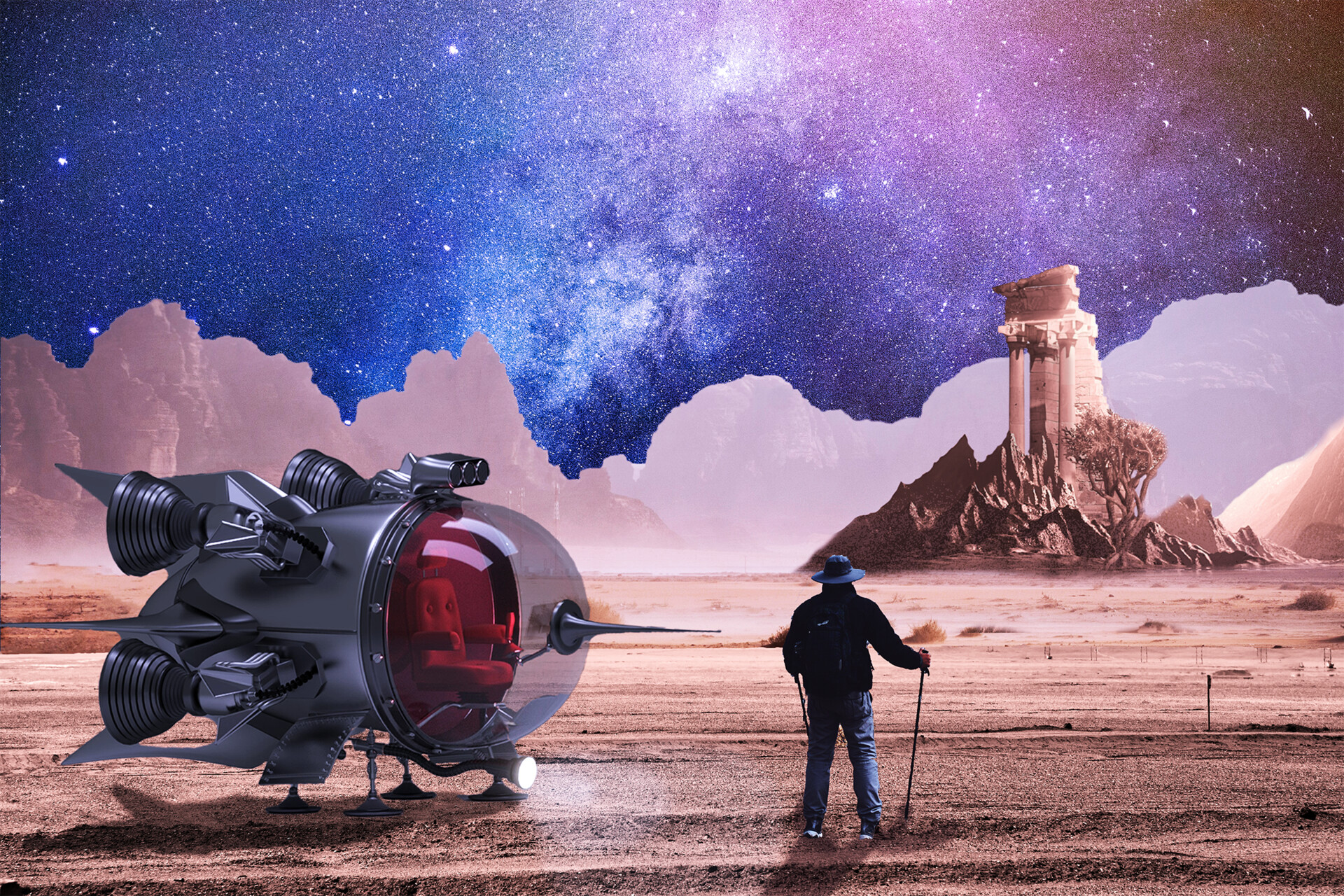 Galaxy Space Concept Art