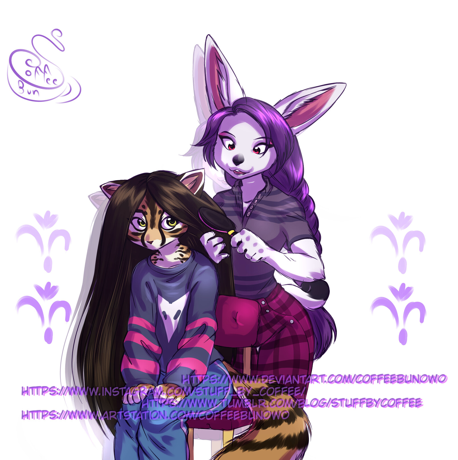 ArtStation - Delvan and Liriuk chilling