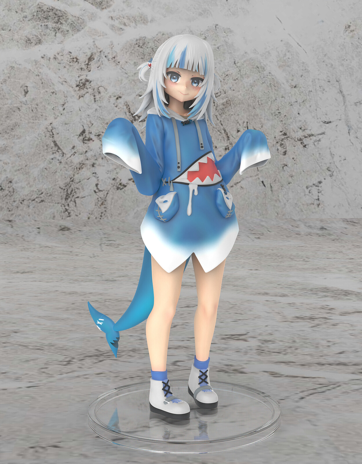 Sin - Gawr gura 3d model