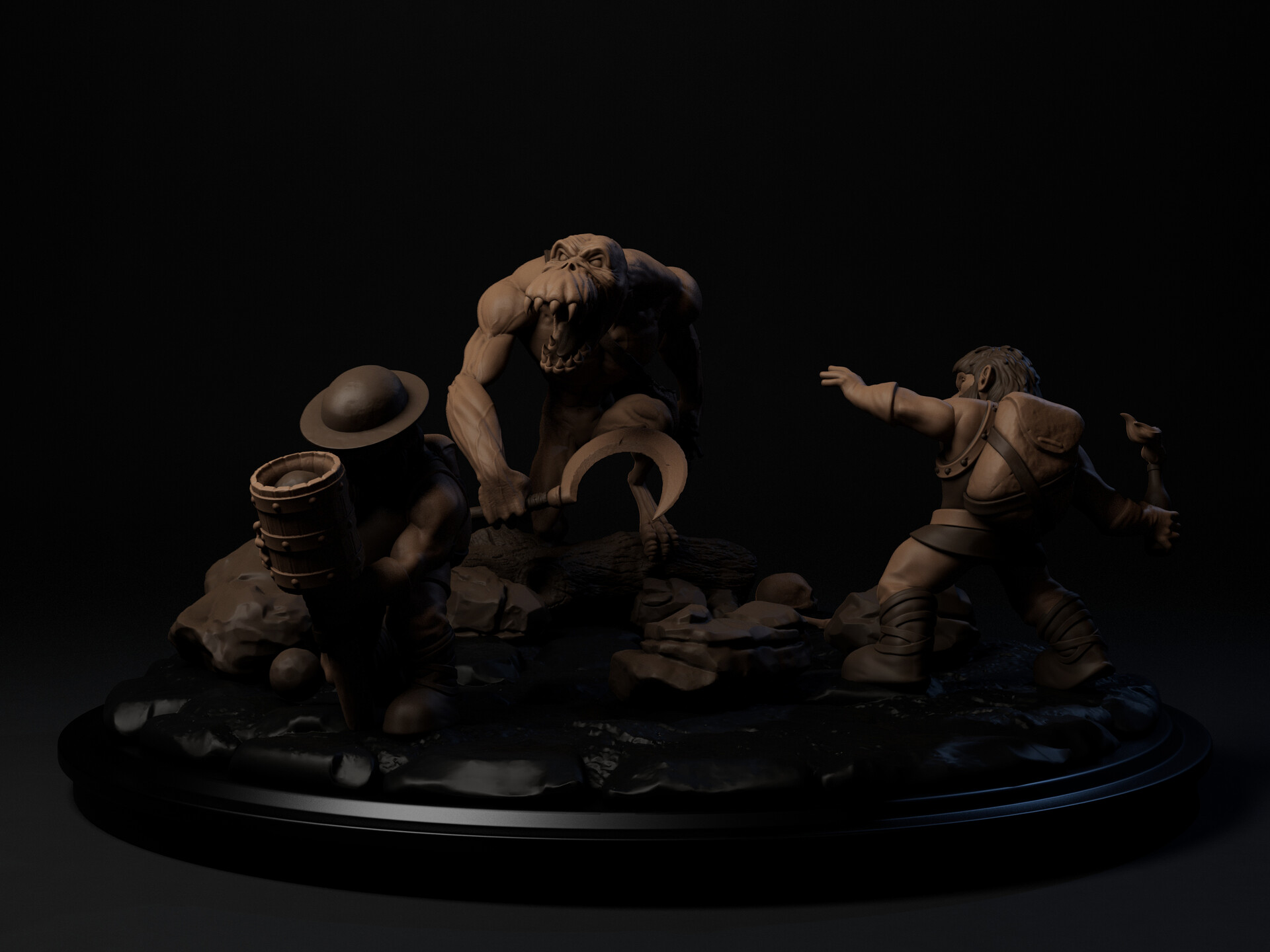 Fabio Di Castro - Fan Art - Ghoul - From Myth: The Fallen Lords