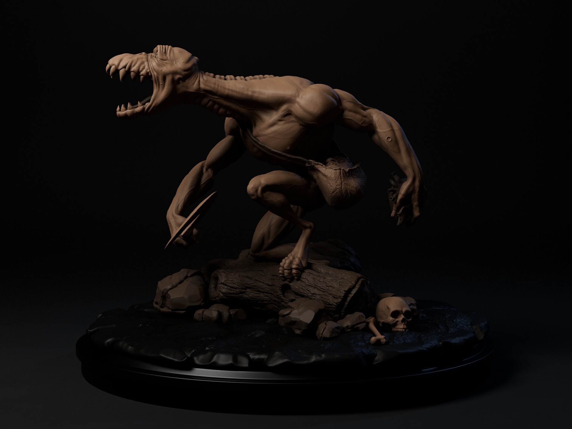 Fabio Di Castro - Fan Art - Ghoul - From Myth: The Fallen Lords