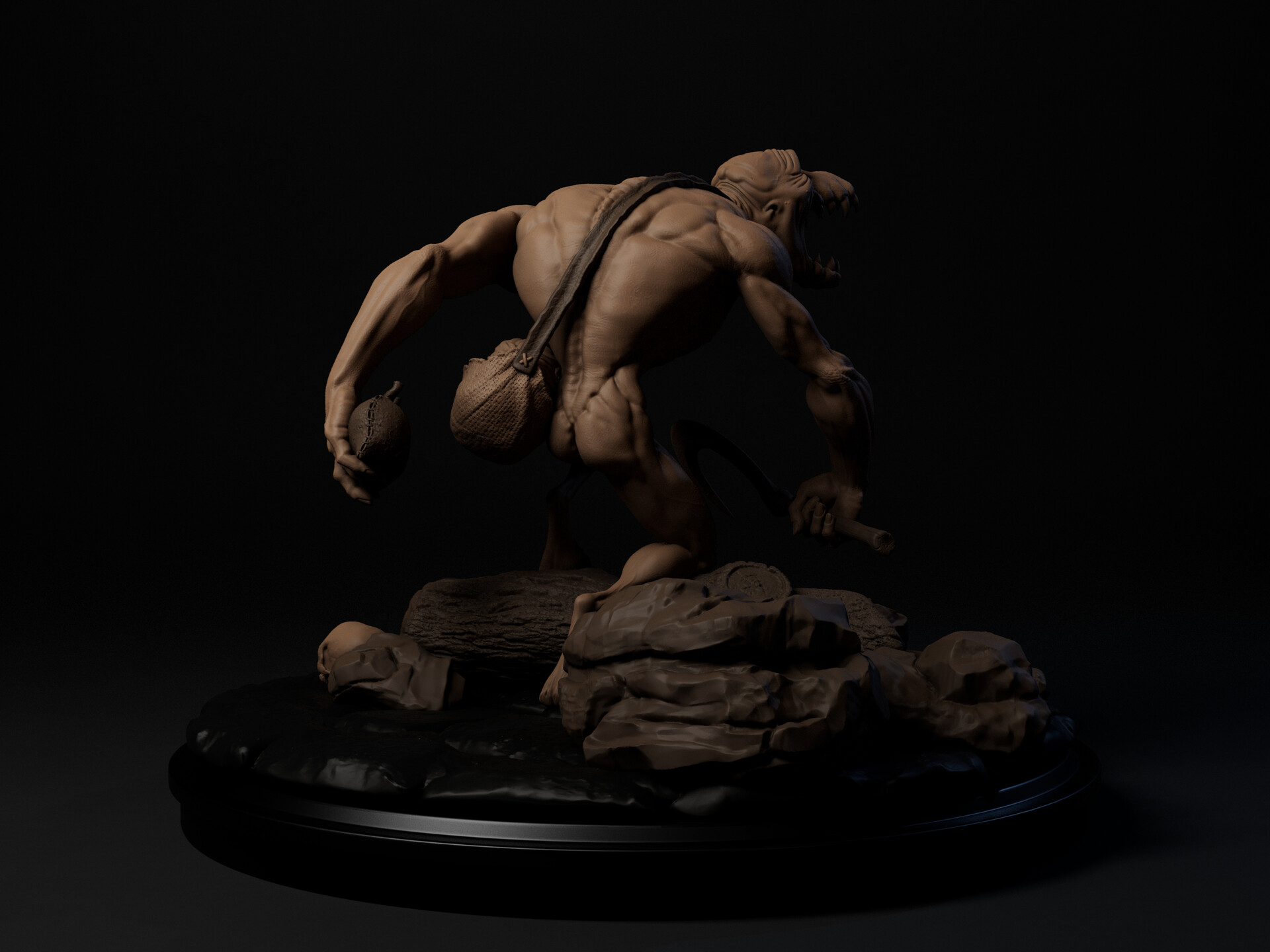 Fabio Di Castro - Fan Art - Ghoul - From Myth: The Fallen Lords