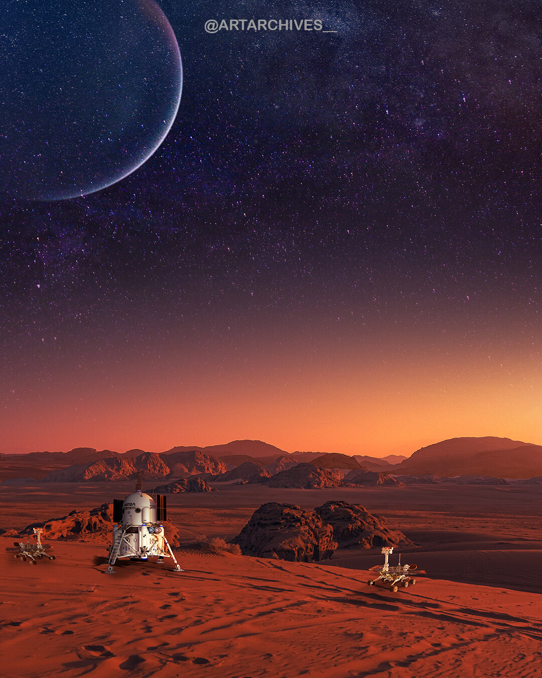 ArtStation - Mars Rovers