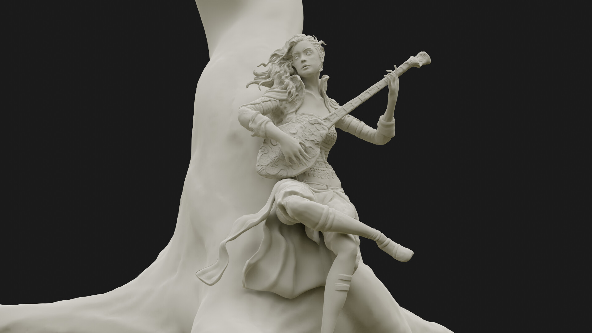 ArtStation - The Bard (Work in Progress)