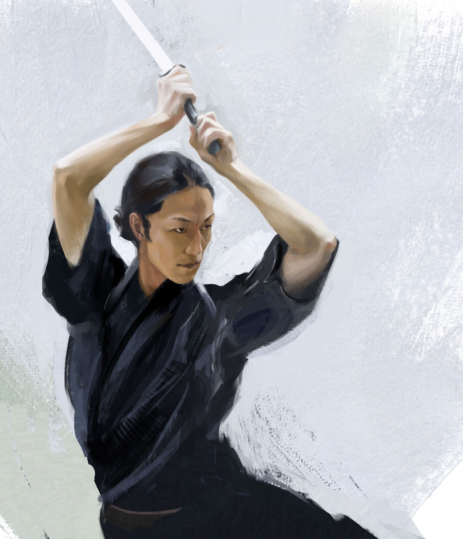 ArtStation - Samurai training