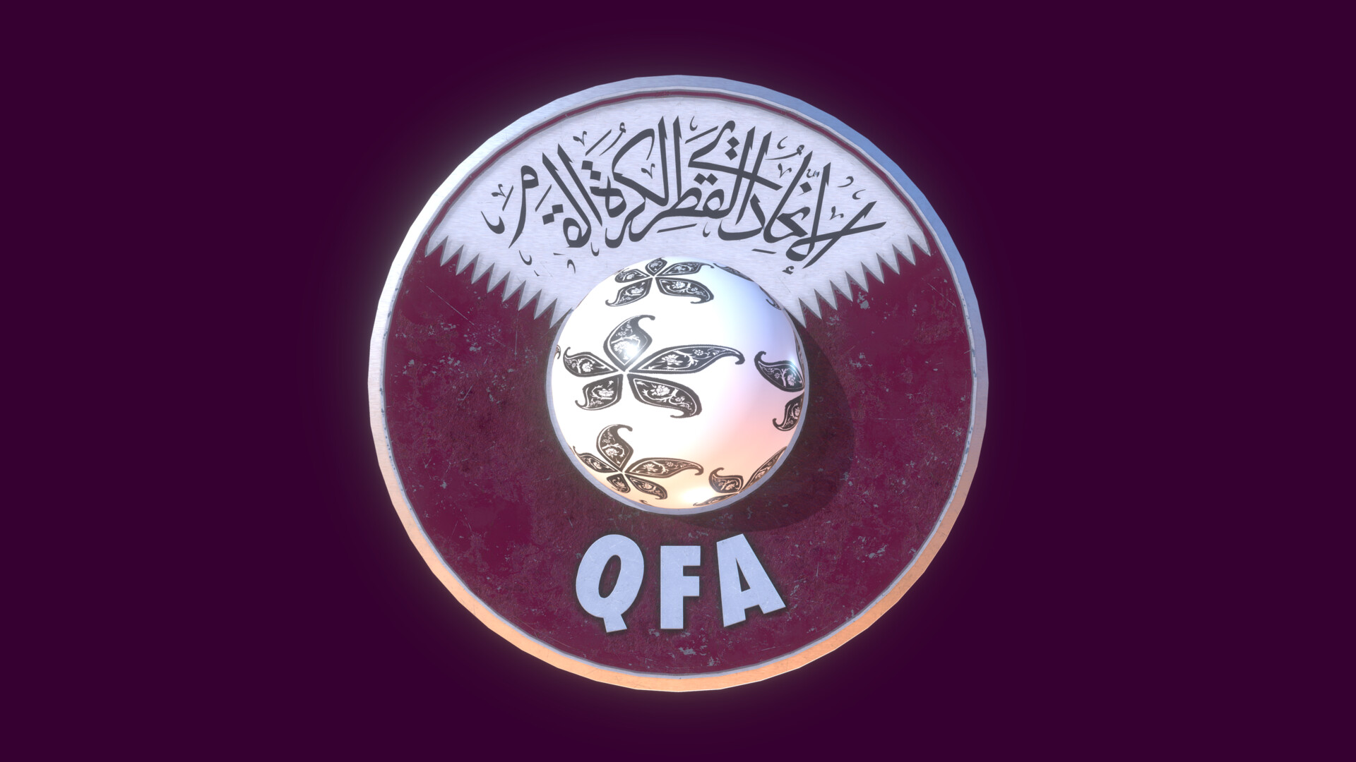 ArtStation - Qatar national team – 3D badge