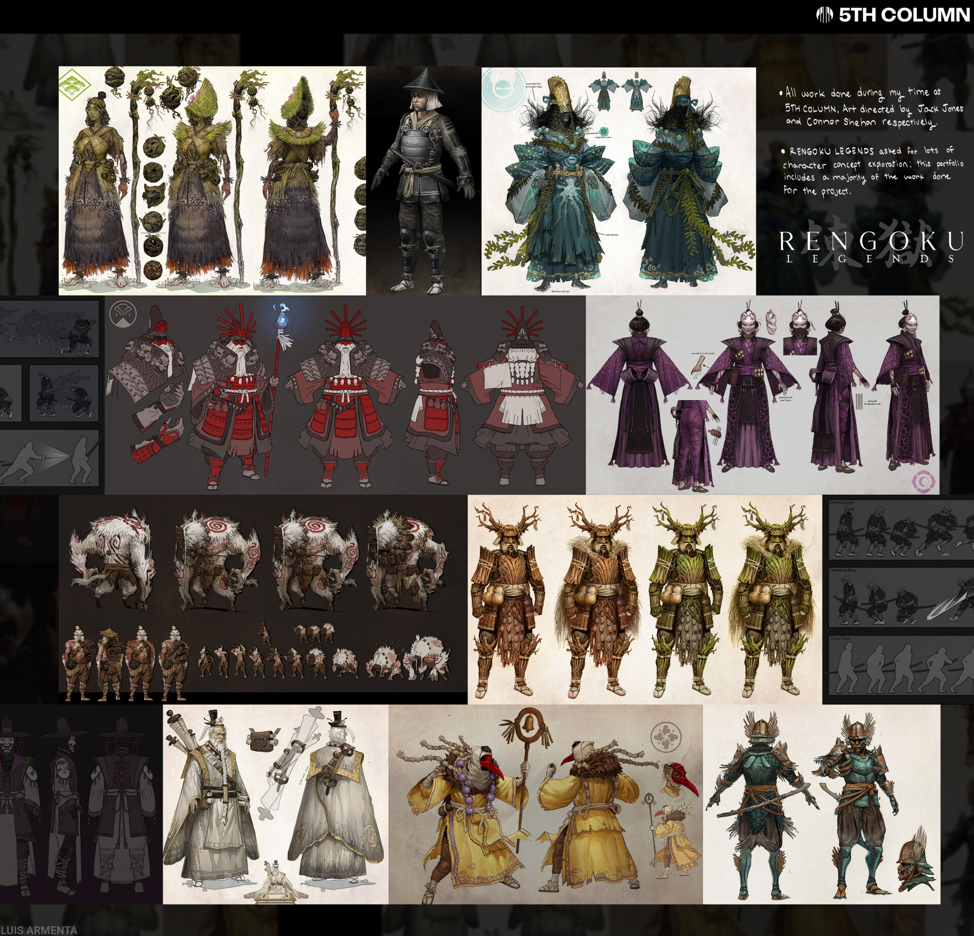 Luis Armenta - Character concept art portfolio