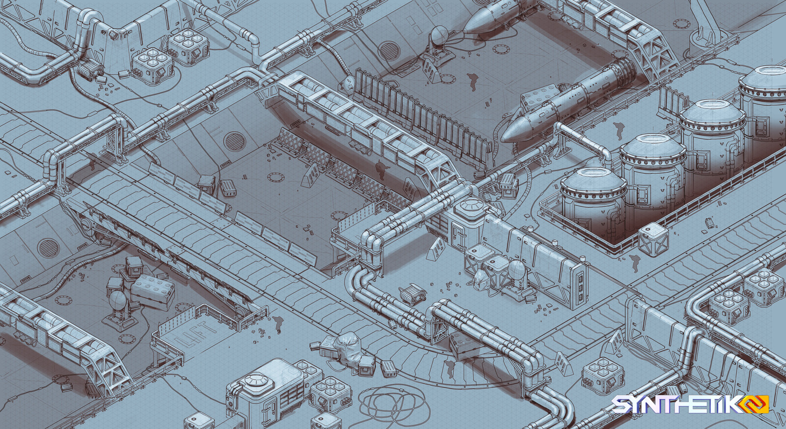 Dmitry Smirnov - Synthetik 2. Level sketches