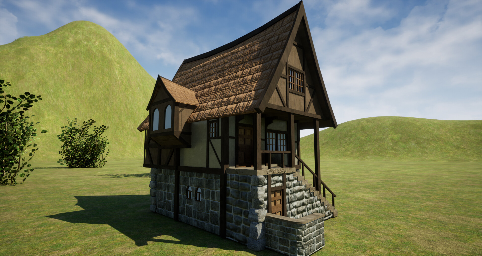 ArtStation - Medieval village