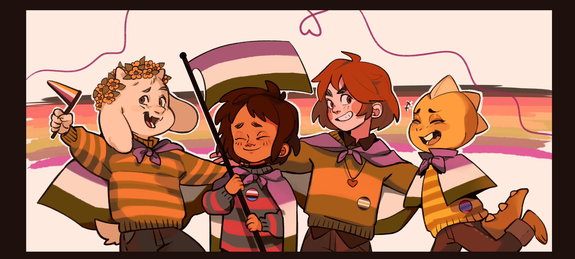 ArtStation - Undertale Pride Month