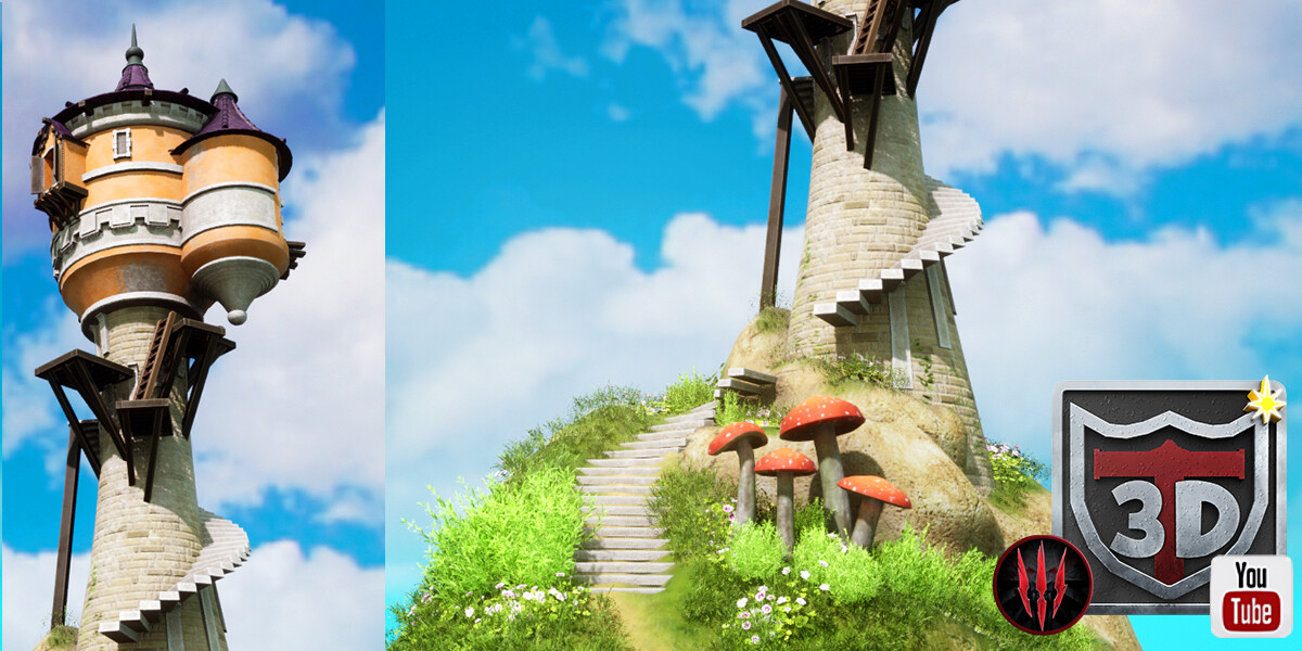 3D Tudor - Blender 3 | Unreal Engine 5 | Complete Guide | Witcher 3 ...