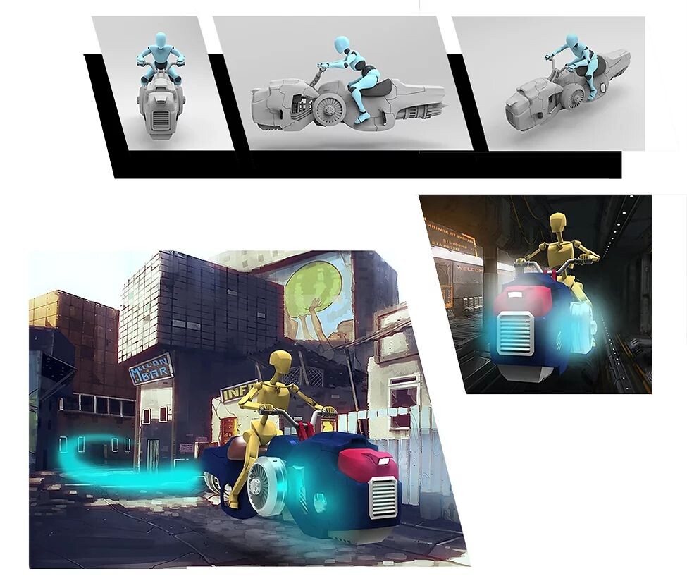 Sid Chou - Scifi Bike - Torb