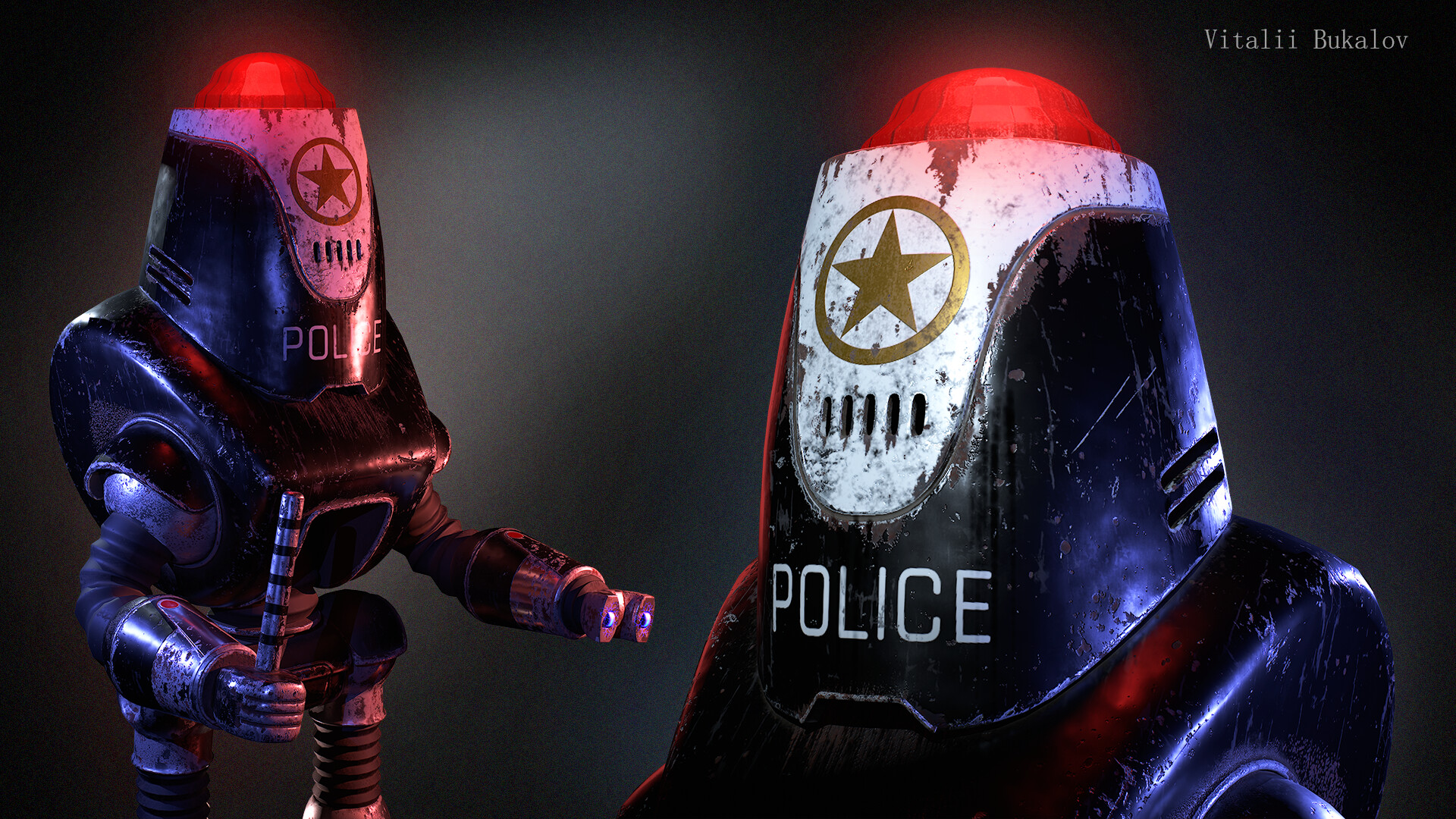 ArtStation - Protectron police