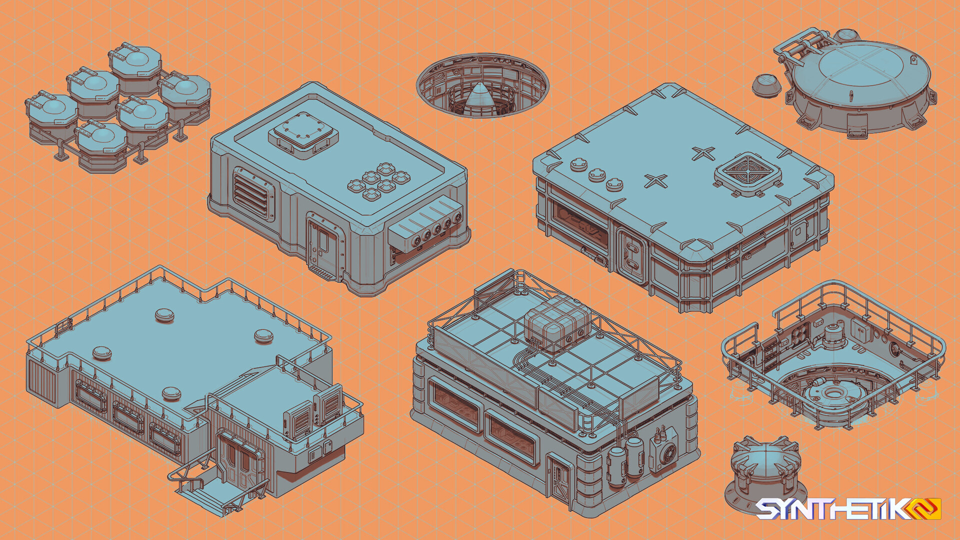 Dmitry Smirnov - Synthetik 2. Level sketches