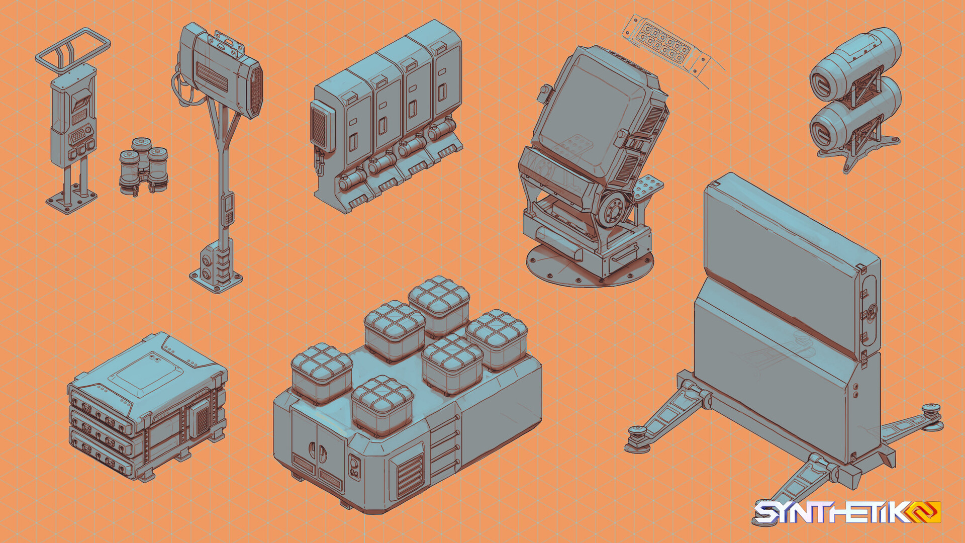 Dmitry Smirnov - Synthetik 2. Level sketches