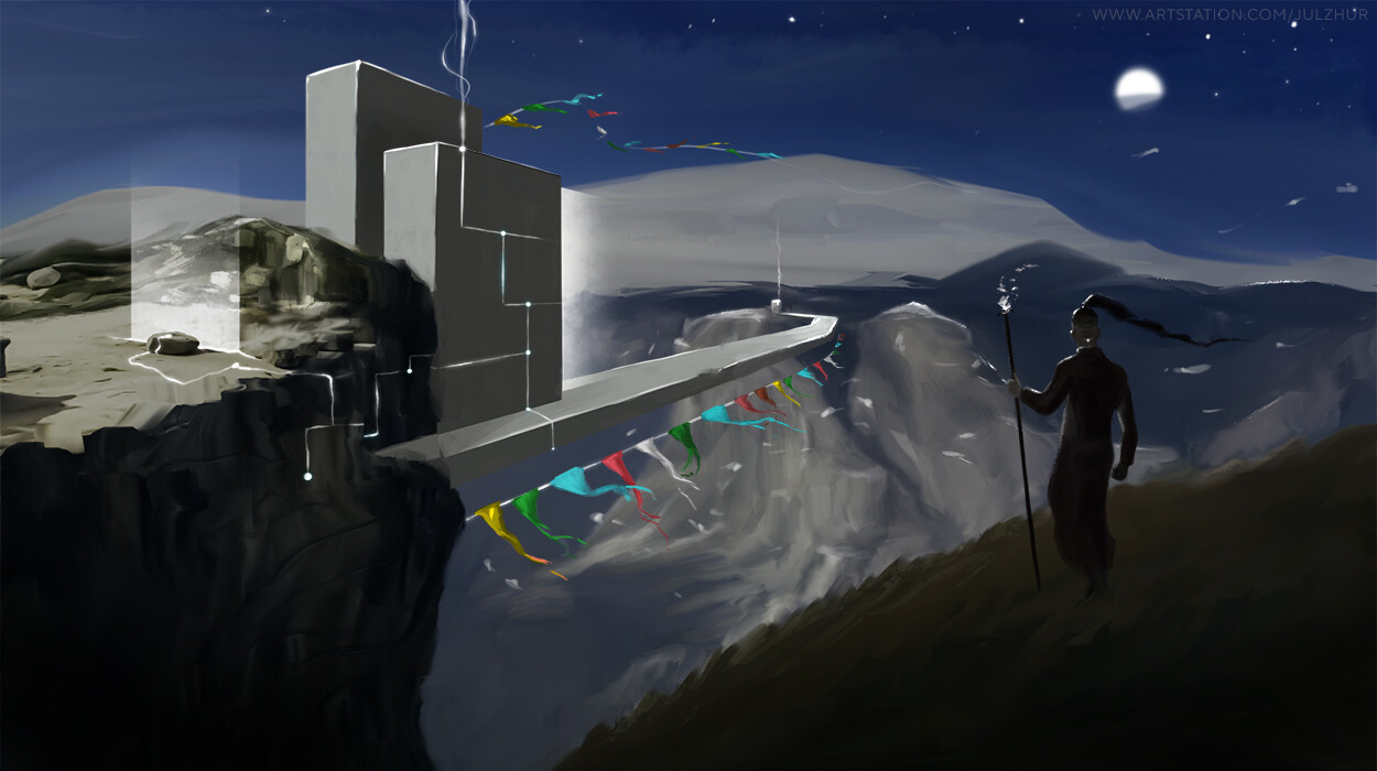 ArtStation - Bridge. Concept art