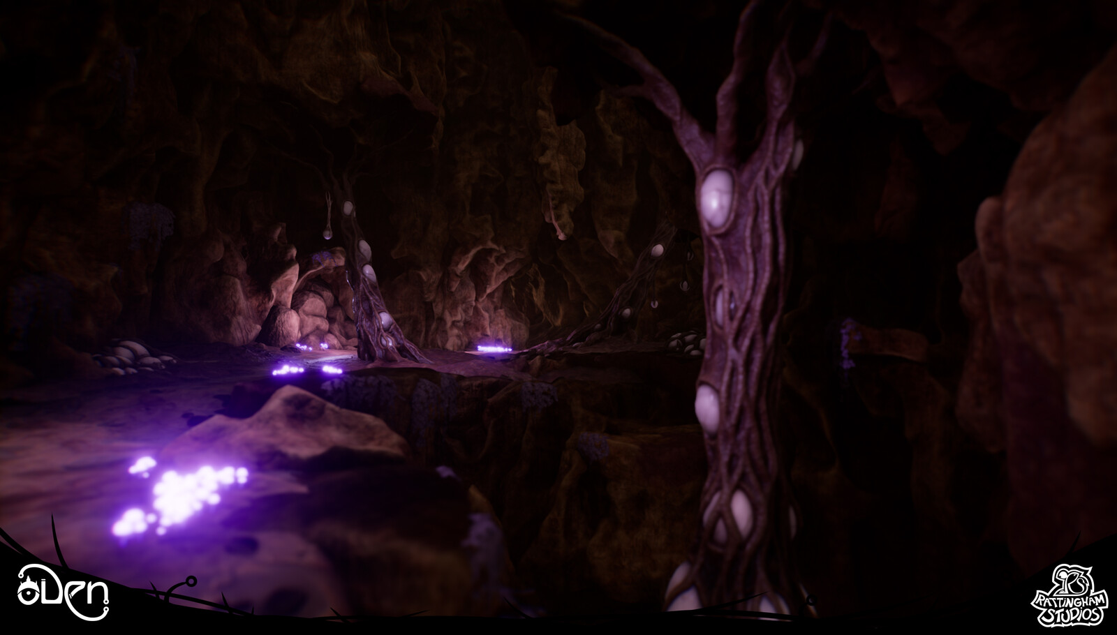 Marc Vives Dalmau - Oden - Corrupted cave environment in UE4