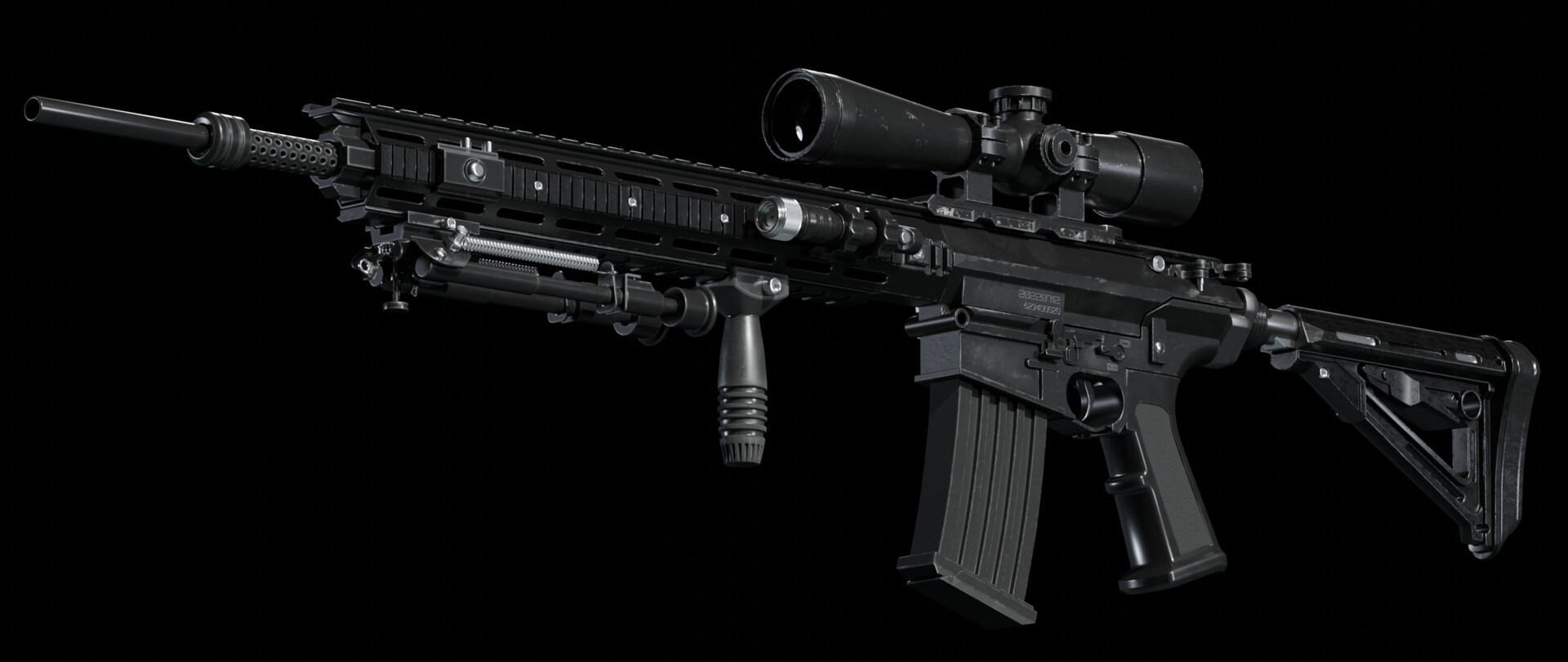 ArtStation - Precise Marksman Rifle