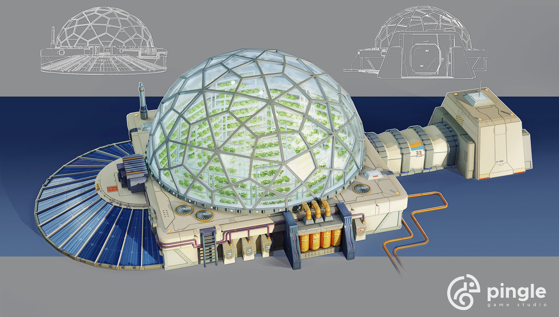 Greenhouse by Pingle Studio : r/ImaginaryFuturism